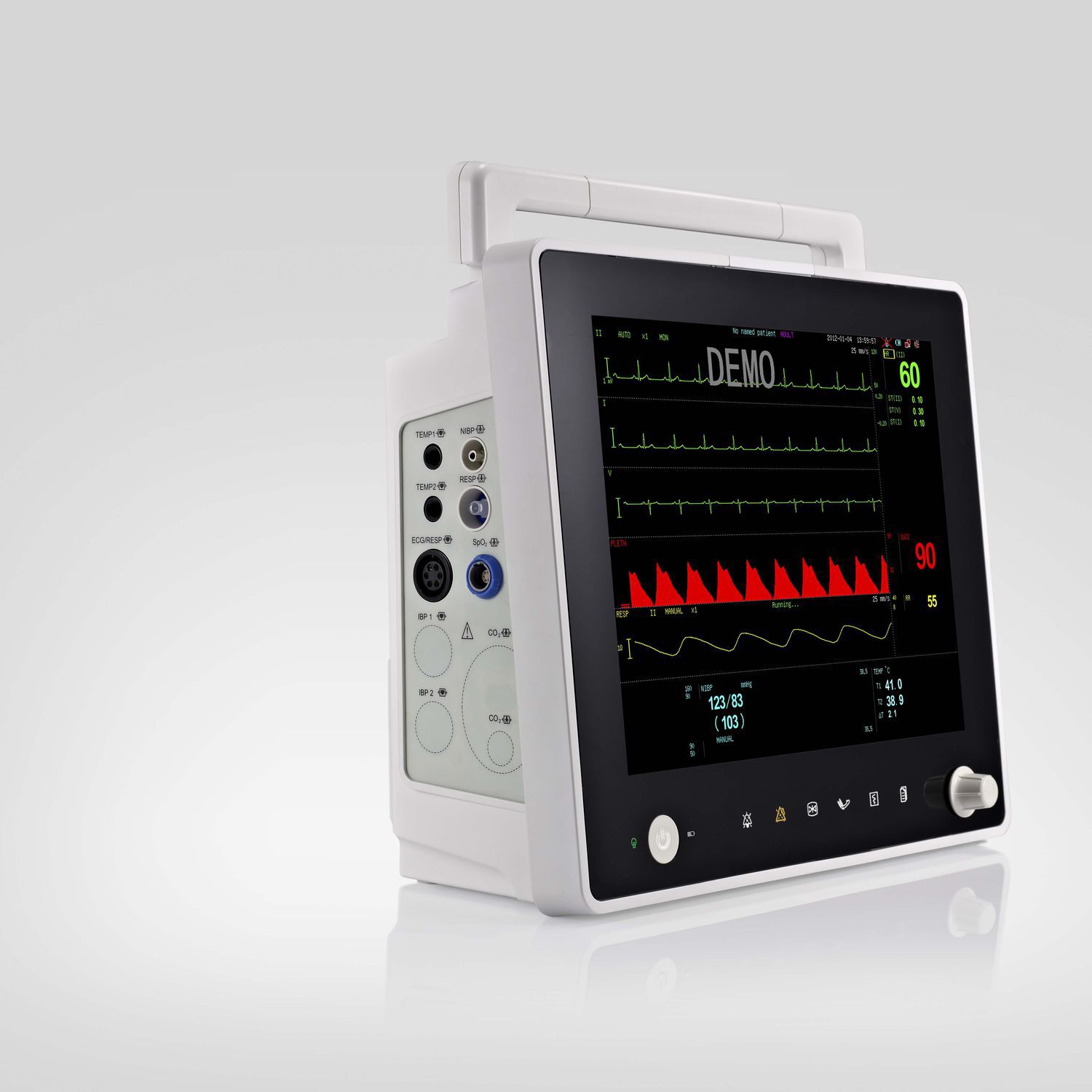 Monitor multiparamétrico de CO2 - G3N - General Meditech - de SpO2 / de temperatura / IBP