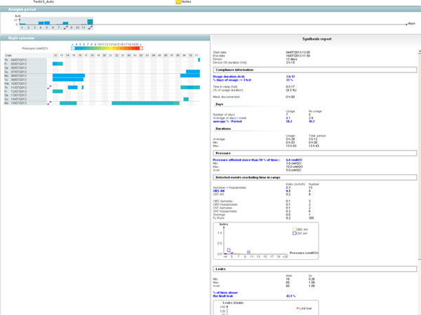 Software de gestão de dados de paciente - DreamStar Analyze - SEFAM