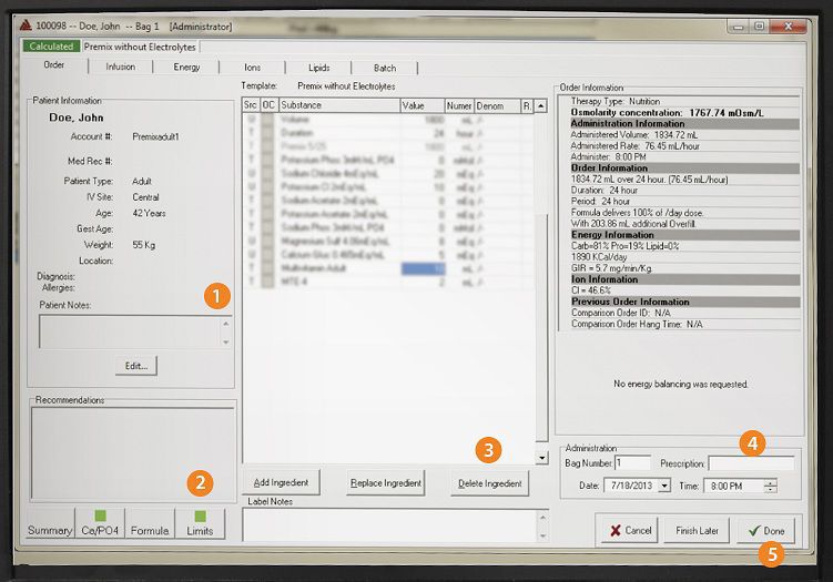 Software de gestão de dados de paciente - ABACUS - Baxter - de criação ...