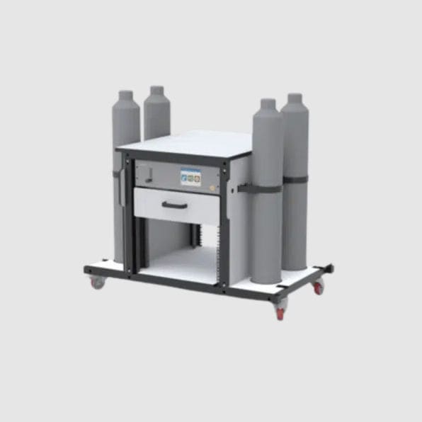 Mesa de laboratório - MODULO SINGLE - lniswissgas - retangular / modular