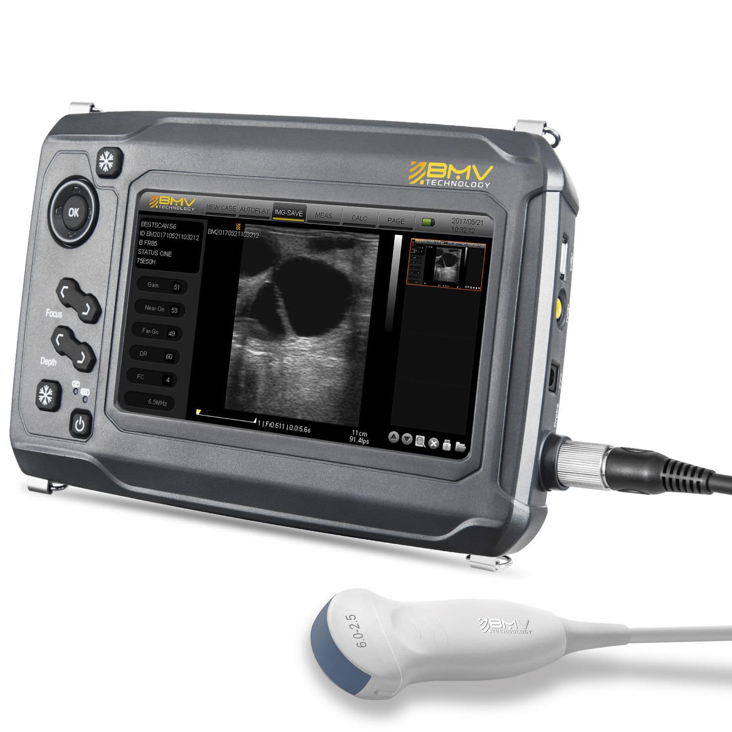 Ultrassom veterinário de bolso - BestScan® S6 Microconvex-Array Vet - BMV - multiuso / para ...