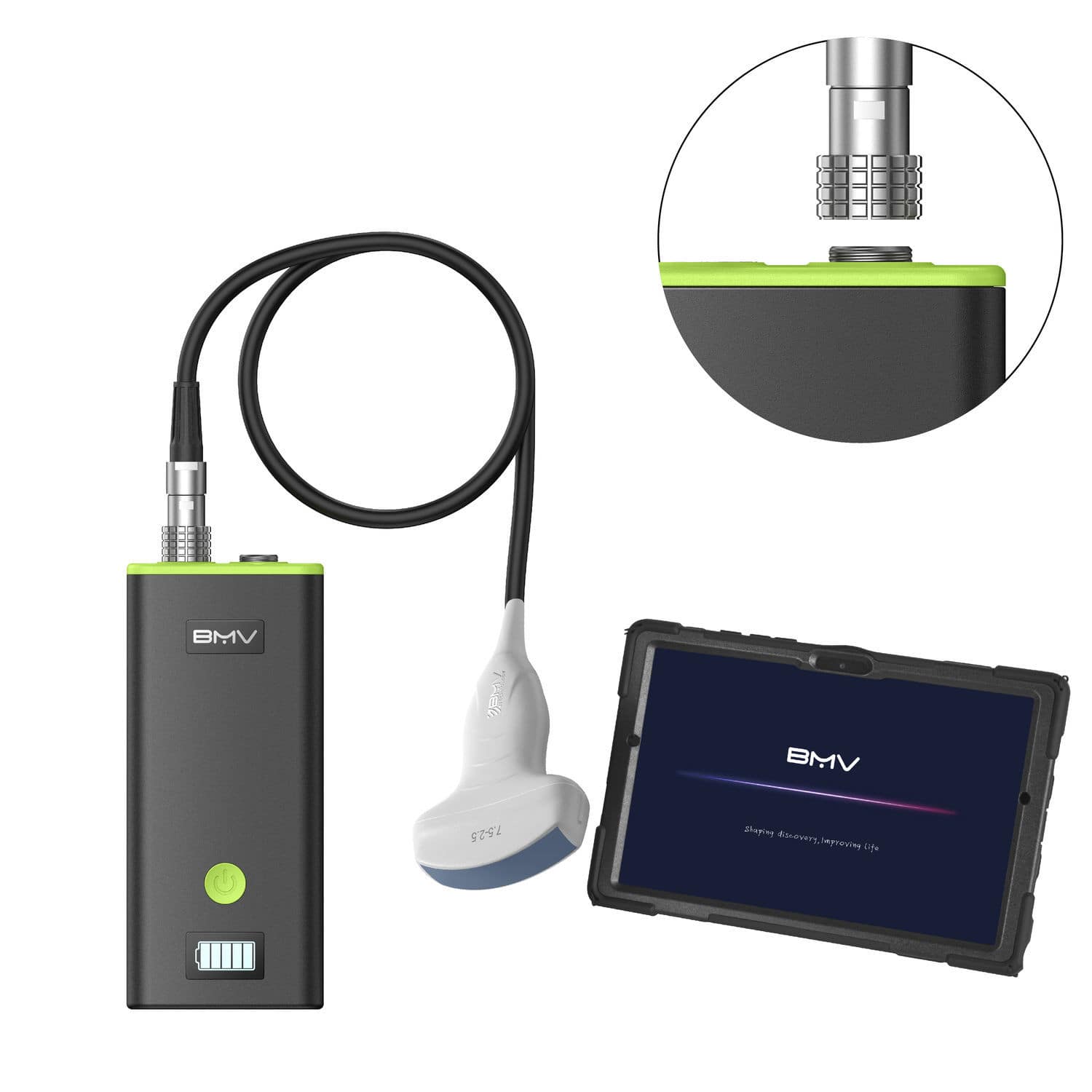 Ultrassom veterinário de bolso - BestScan® S7 Plus Convex-Array Vet - BMV - multiuso / para ...