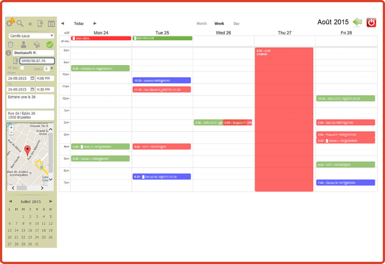 Software de gestão - e-Dent - Dentasoft - odontológico / para consultório odontológico