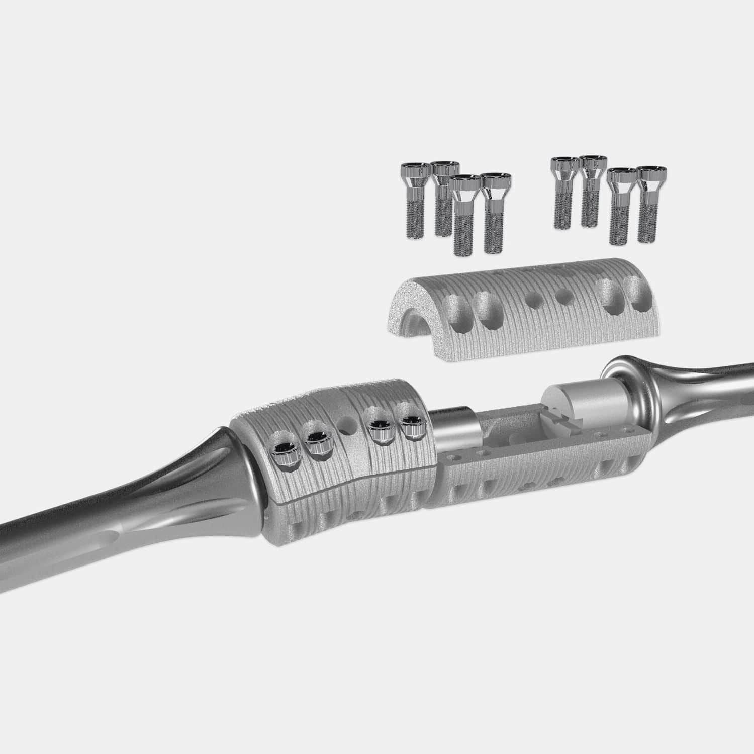 Haste intramedular para fêmur - OsteoBridge™ - Merete - para tíbia ...