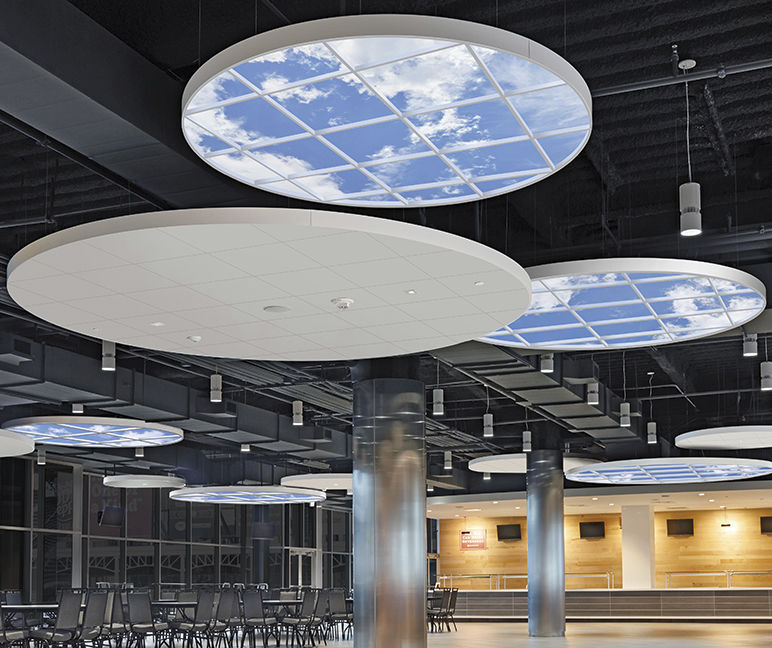 Painel de LED de teto - INFINITY ™ - Sky Factory - com animação gráfica