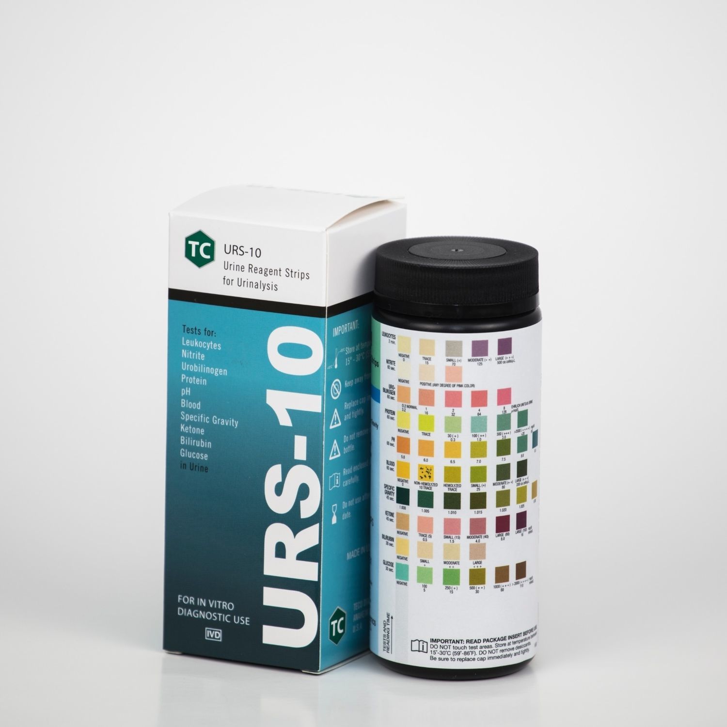 Tira de teste de infeção das vias urinárias - URS-10-100 - Teco ...