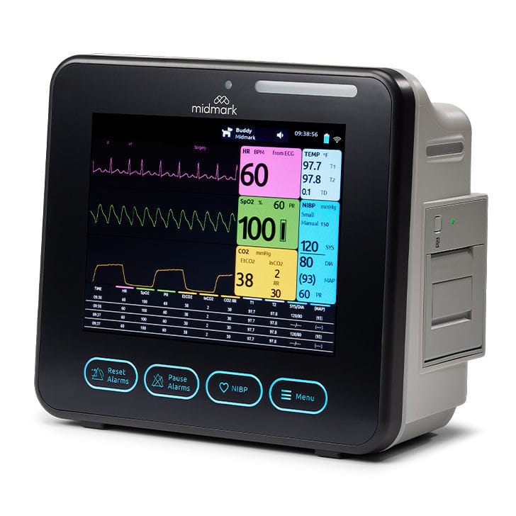 Monitor multiparamétrico compacto - Midmark Animal Health - portátil ...