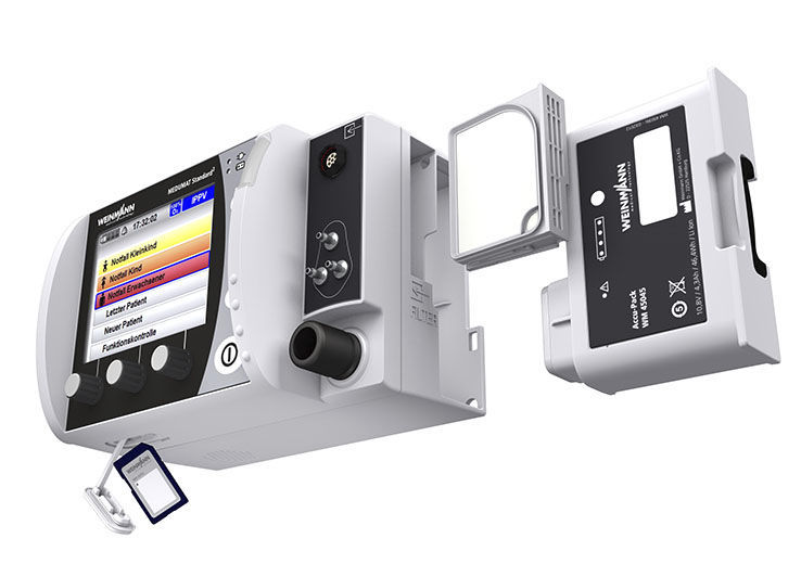 Ventilador pulmonar pneumático - MEDUMAT Standard² - WEINMANN Emergency ...