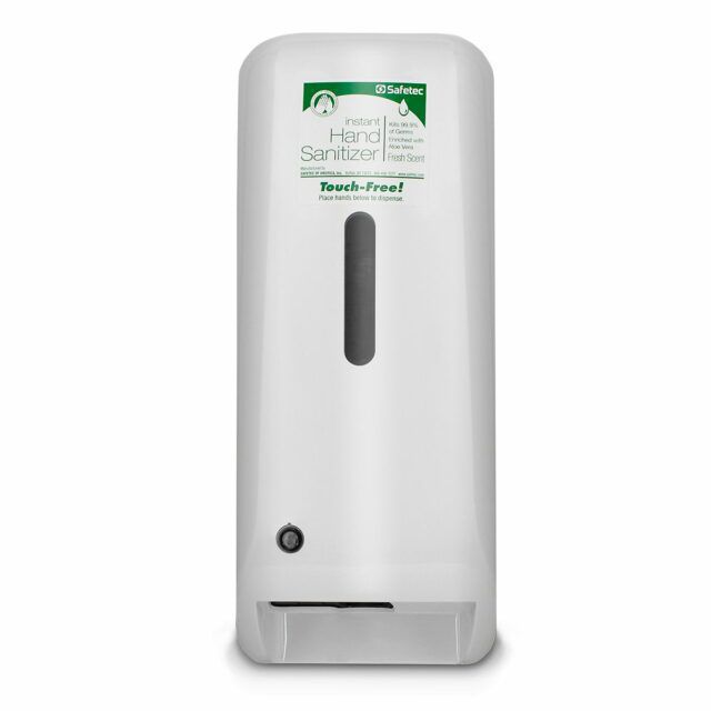 Dispenser para álcool-gel de piso - 27507 - Safetec of America - automático