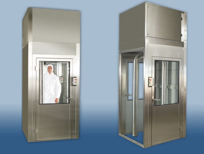 Cabine de descontaminação - WIBOclean PS 1 - Weiss GWE GmbH - para sala ...