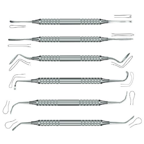 Descolador odontológico duplo - 23-106 series - J+K Chirurgische ...