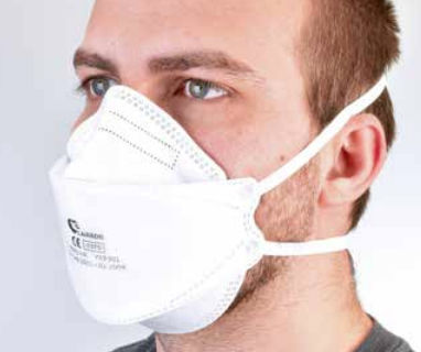 Máscara de proteção PFF3 - Miramask® - Hager & Werken - sem látex ...